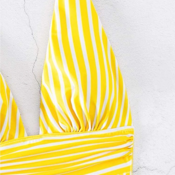 Swim | Boho Stripes Print One Piece Monokini Swimsuit | Poshmark